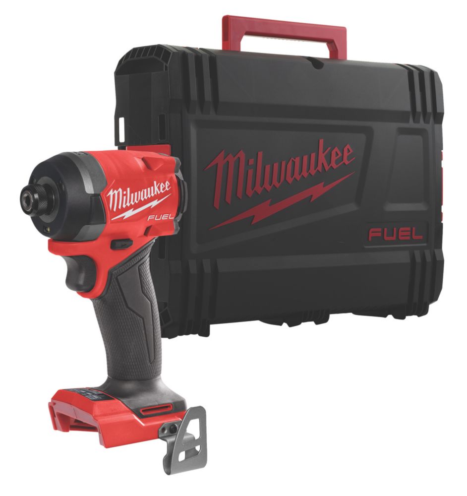 Milwaukee M18 FID3-0X FUEL 18V Li-Ion RedLithium Brushless Cordless Impact Driver - Bare - Screwfix