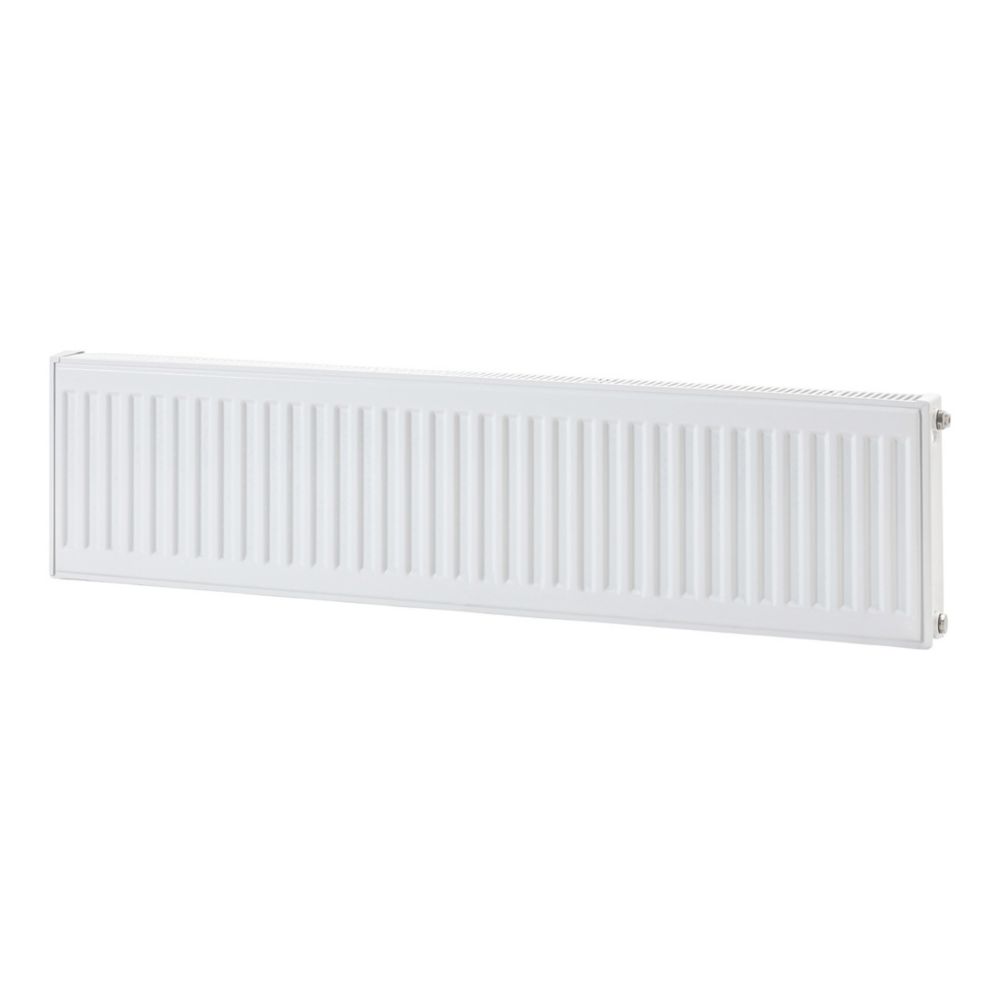Flomasta 300mm x 1200mm 2130BTU White Type 11 Convector Radiator - Screwfix