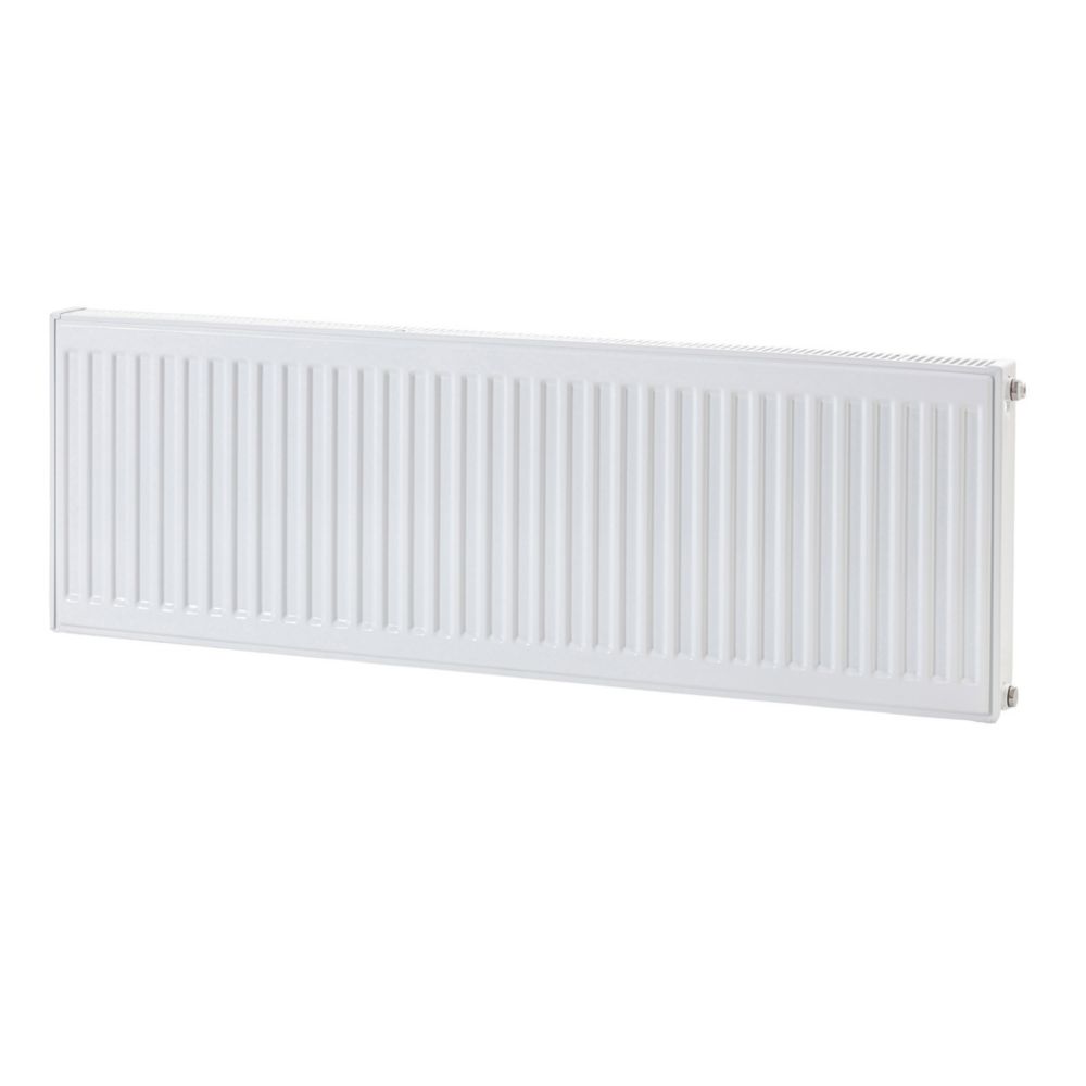 Flomasta 400mm x 1100mm 2513BTU White Type 11 Convector Radiator - Screwfix