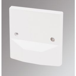 LAP 45A Unswitched Cooker Outlet Plate White - Screwfix