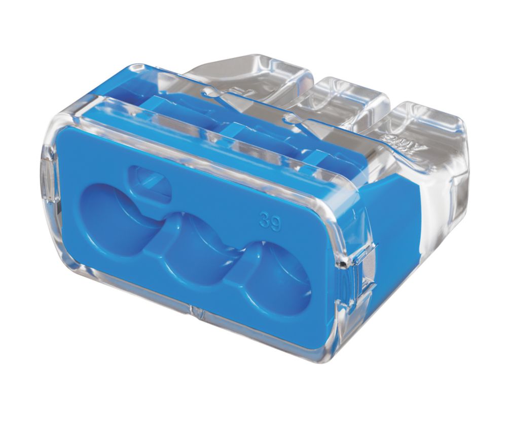 Ideal 41A 3-Way Push-Wire Connectors 30 Pack - Screwfix