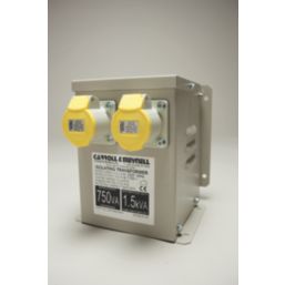 Carroll & Meynell 1500VA Intermittent Step-Down Isolation Transformer ...
