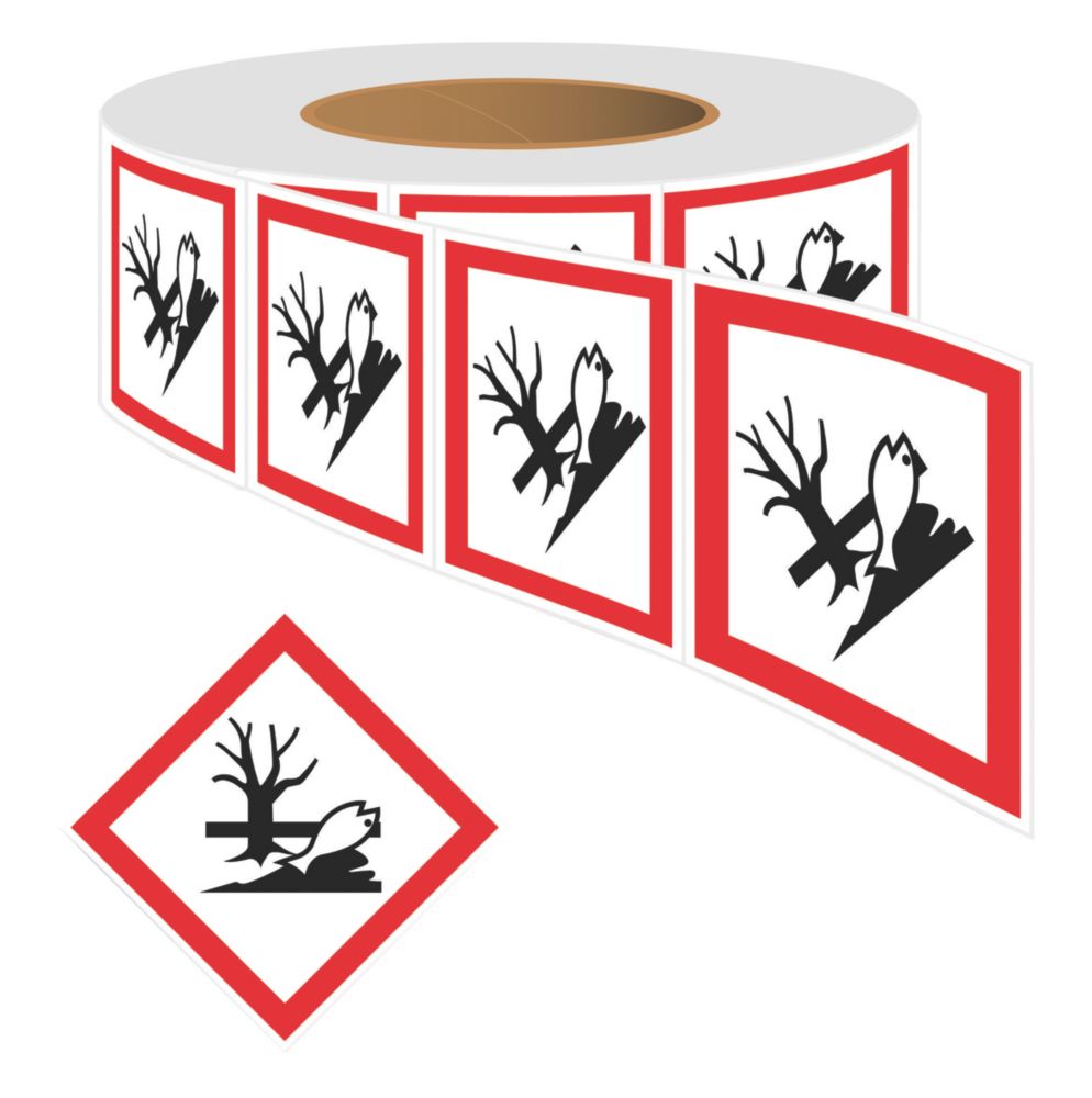 Essentials Danger for Environment GHS Labels (Roll) 100mm x 100mm ...