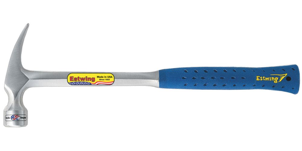 Estwing E3/16S Straight Claw Hammer 16oz (0.45kg) - Screwfix