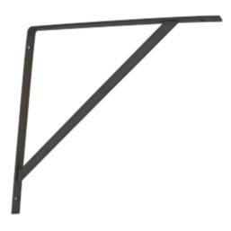 Heavy Duty Brackets Black 400mm x 400mm 2 Pack - Screwfix