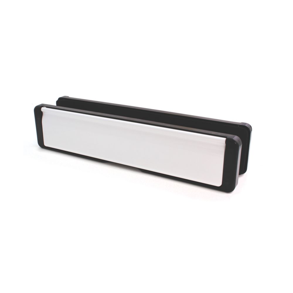 Fab & Fix Nu Mail Edge 68 Letter Plate 40-80 White 310mm x 68mm - Screwfix