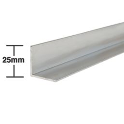 Stormguard Aluminium Angles 25mm x 1219mm x 25mm 5 Pack - Screwfix