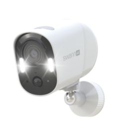 Swann Xtreem4K Rechargeable Battery-Operated White Wireless 4K Indoor ...