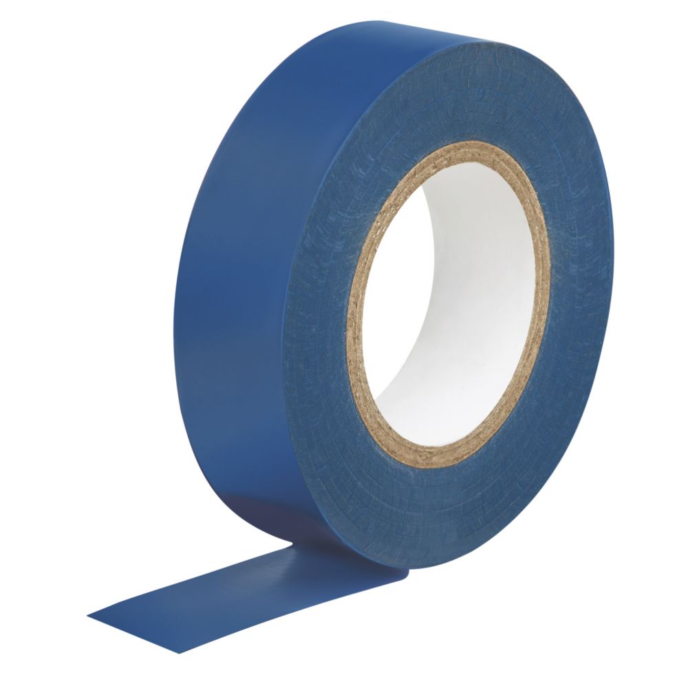 Pro-Fix Insulation Tape Blue 33m x 19mm - Screwfix