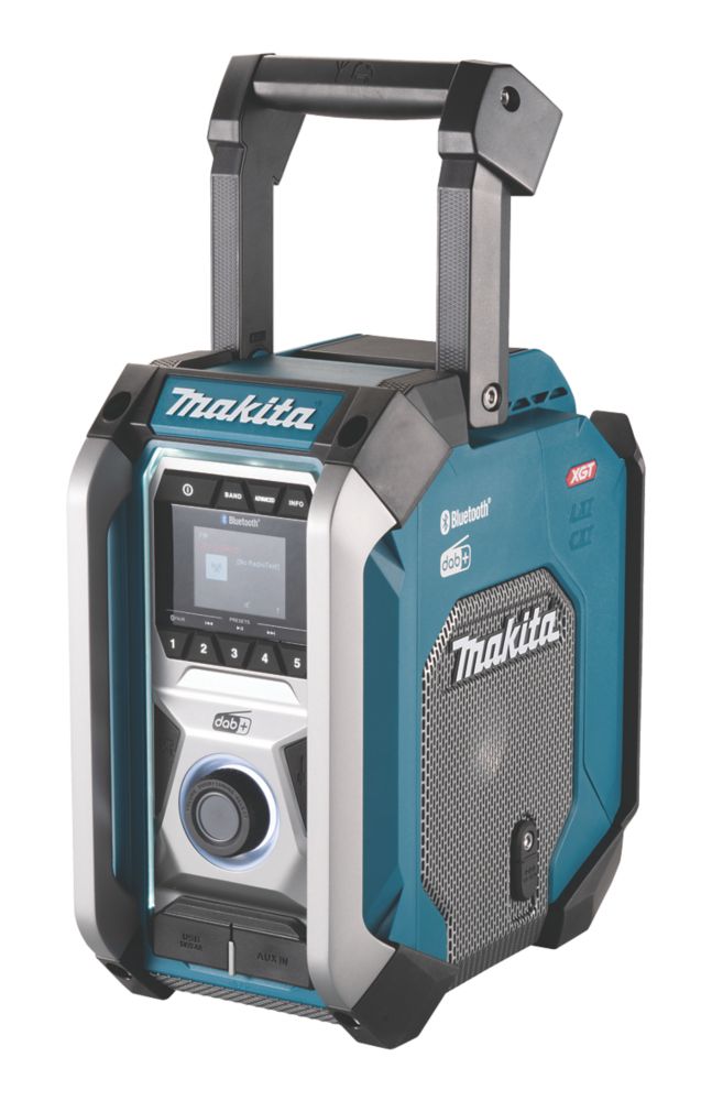 Makita MR007GZ 230V or 12/18/40V DAB+ / FM Bluetooth Site Radio - Screwfix