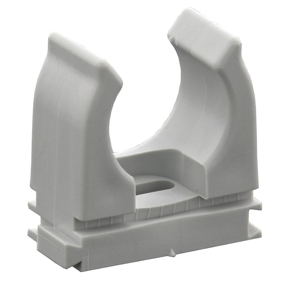 Spit Round 20mm Pulsa E Conduit Clips 100 Pack - Screwfix