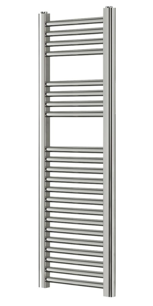 Blyss Flat Ladder Towel Radiator 1100 x 300mm Chrome 784BTU - Screwfix