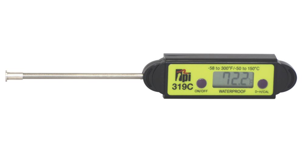 TPI 319C Contact Tip Pocket Thermometer - Screwfix