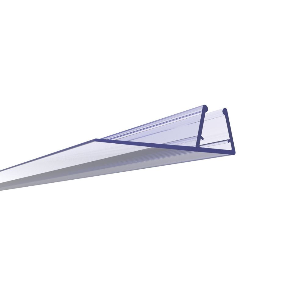 ETAL Neo Blade/Fin Shower Door Seal Clear 8mm x 2000mm - Screwfix