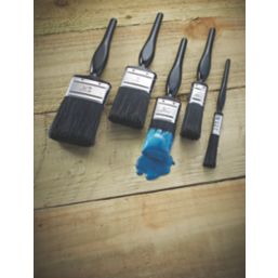 No Nonsense Synthetic Paint Brush Set 5 Pieces - Screwfix