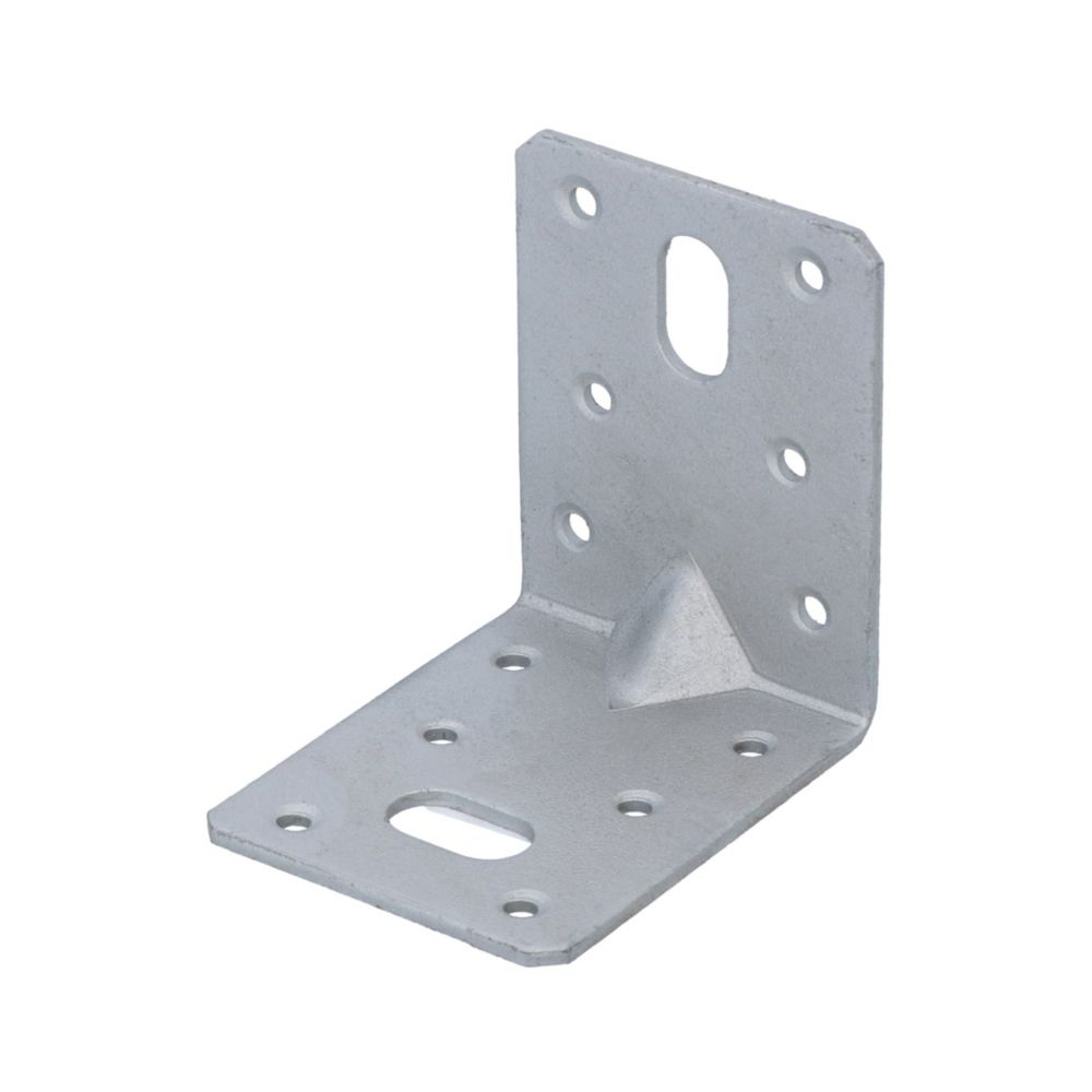 Magnodur Reinforced Angle Brackets Silver 70mm x 70mm x 55mm 10 Pack ...