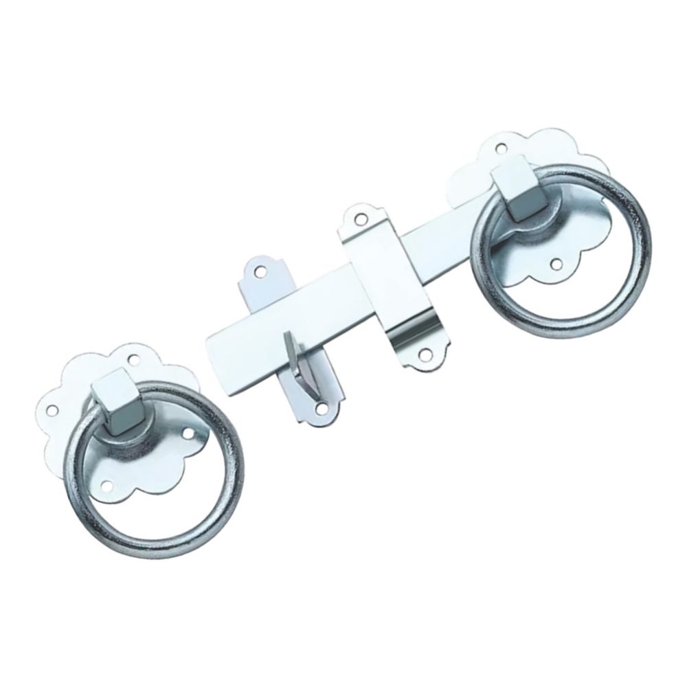 Smith & Locke Ring Gate Latch Silver 152 mmmm - Screwfix