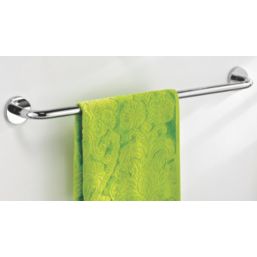 Swirl Cirque Bathroom Towel Rail Chrome-Plated 670mm x 80mm x 60mm ...