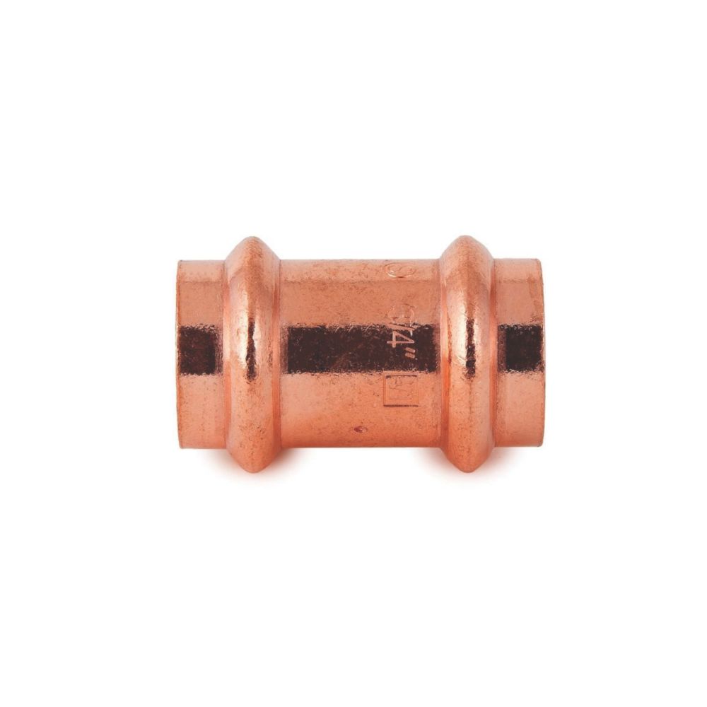 Instantor Copper Press-Fit Equal Coupler 1" - Screwfix