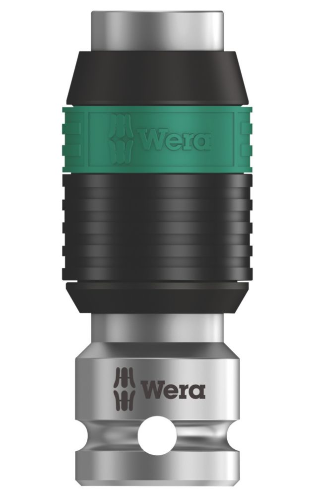 Wera 8784 A1 Zyklop 37 mm 1/4" F - 1/4" Hex M Socket Adaptor - Screwfix
