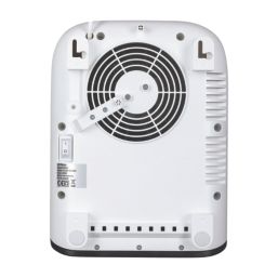 TCP 2000W Electric Wall-Mounted Vertical Fan Heater White - Screwfix