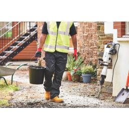 Plastic Builders Bucket Black 14Ltr - Screwfix