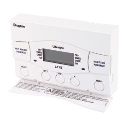 Drayton LP112 2-Channel Digital Programmer - Screwfix
