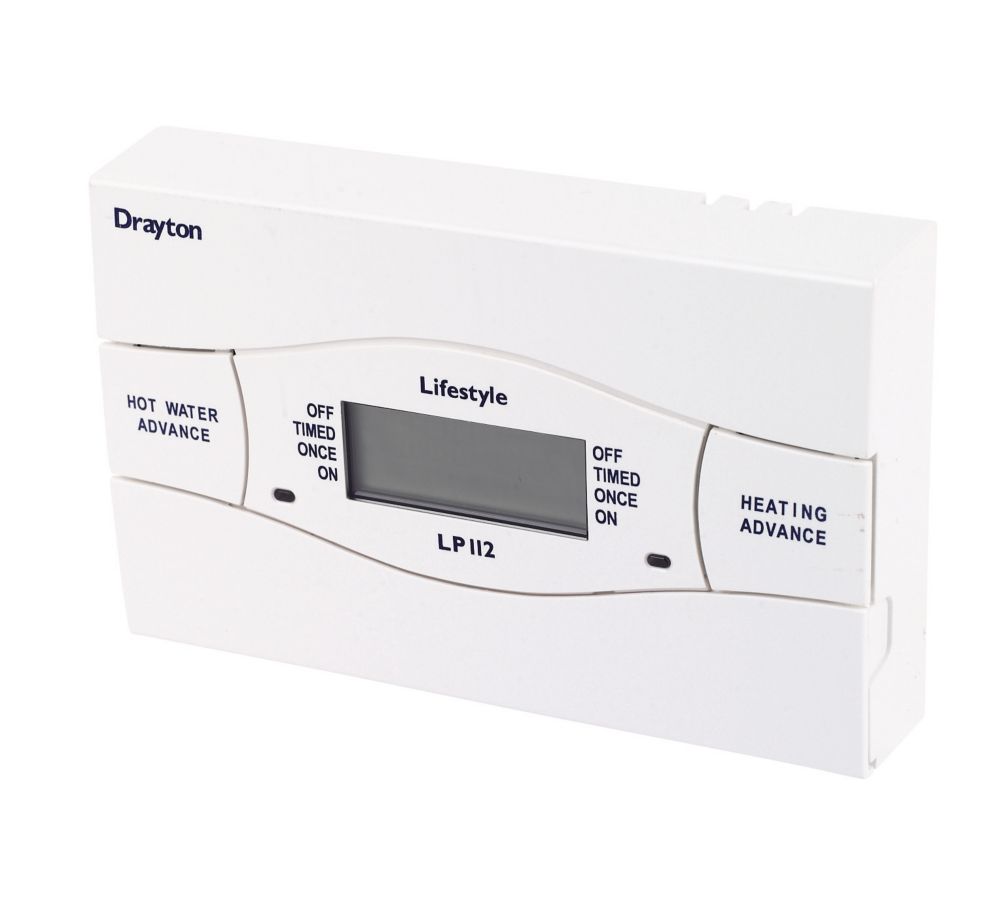 Drayton LP112 2-Channel Digital Programmer - Screwfix
