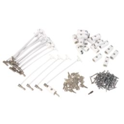 Jackloc The Pro 2 Window Restrictor White 200mm 20 Pack - Screwfix