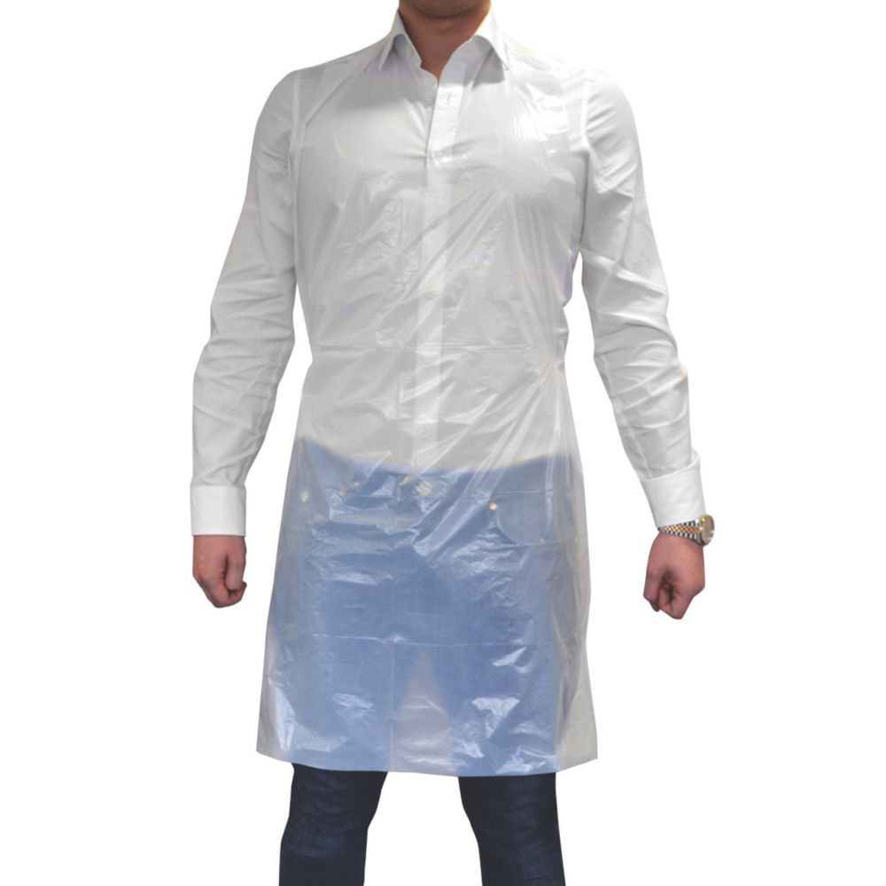 Wallace Cameron Disposable Aprons White 12 Pack - Screwfix