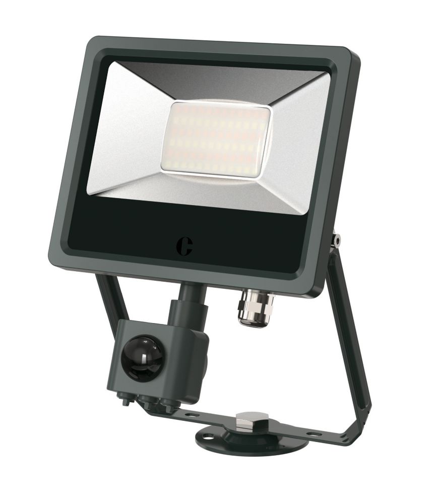 Collingwood Indoor & Outdoor LED Residential Floodlight With PIR Sensor ...