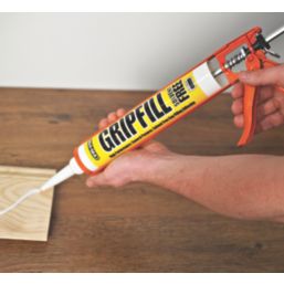Evo-Stik Gripfill Solvent-Free Grab Adhesive White 350ml - Screwfix