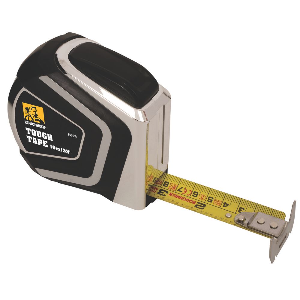Roughneck Tough Tape 10m Tape Measure - Screwfix