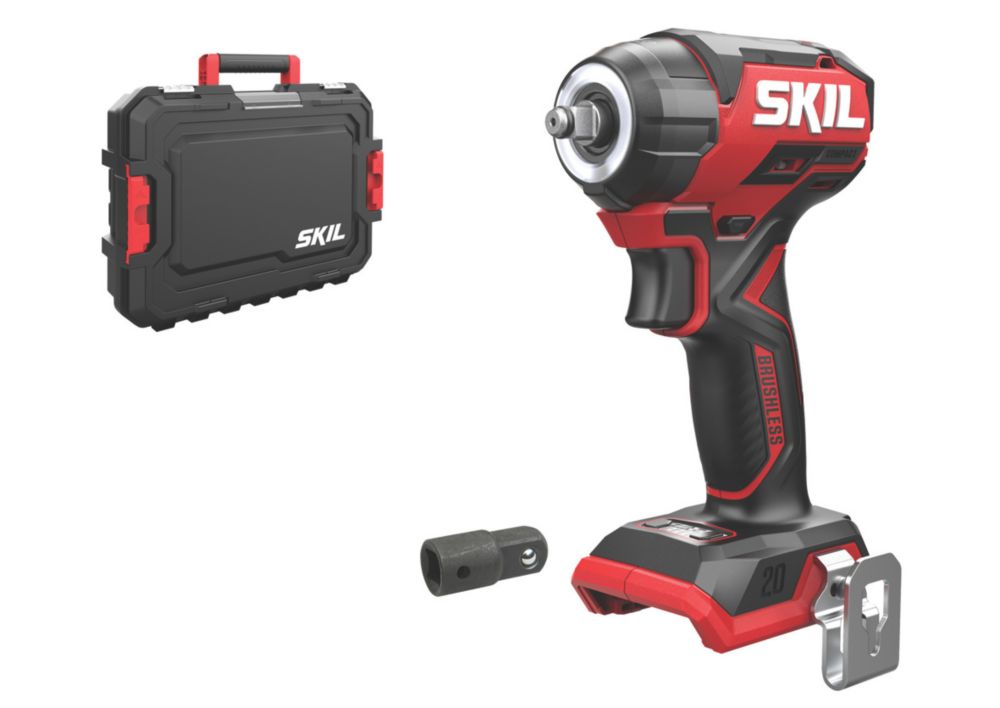 Skil SD1E3265JA 20V Li-Ion PWRCORE 20 Brushless Cordless Impact Wrench ...