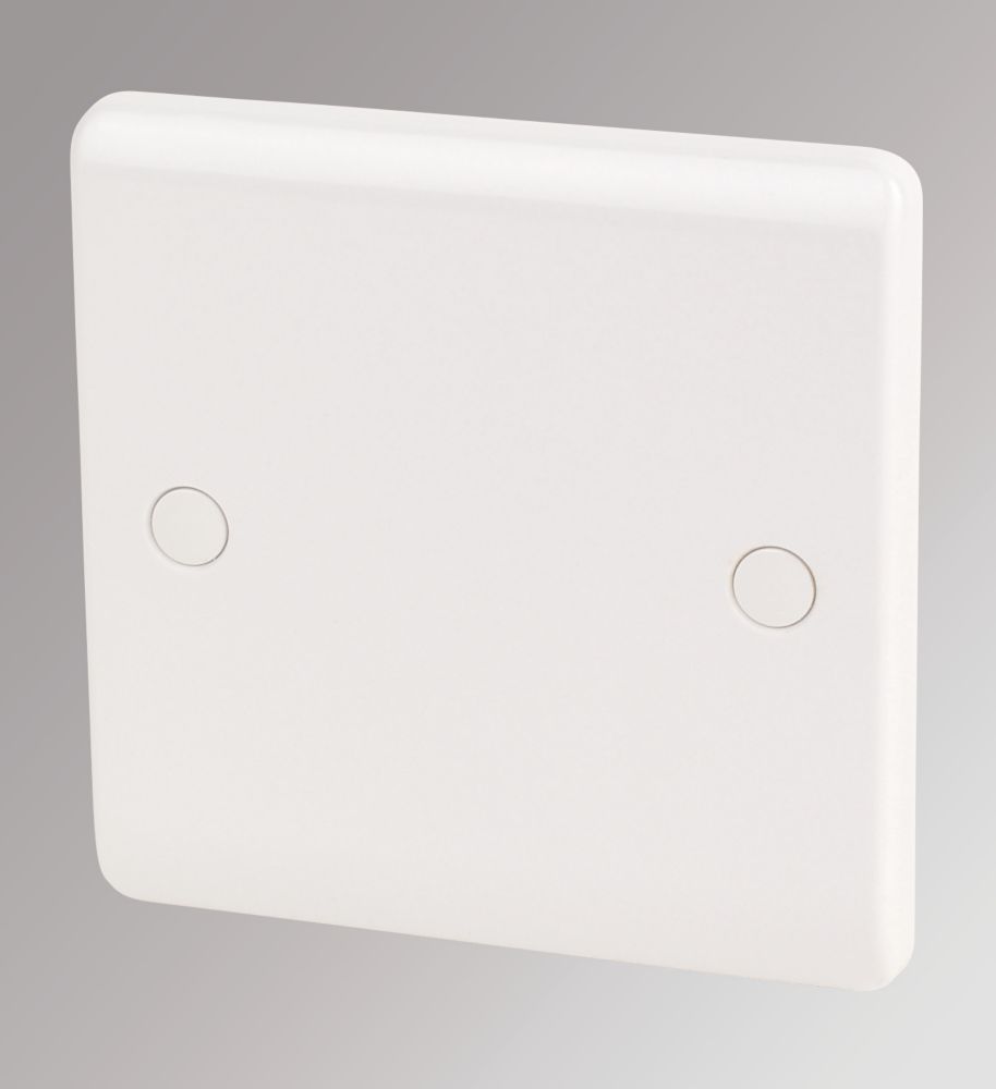 LAP 1-Gang Blanking Plate White | Blanking Plates | Screwfix.ie