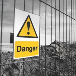 Essentials "Danger" Sign 210mm x 148mm - Screwfix