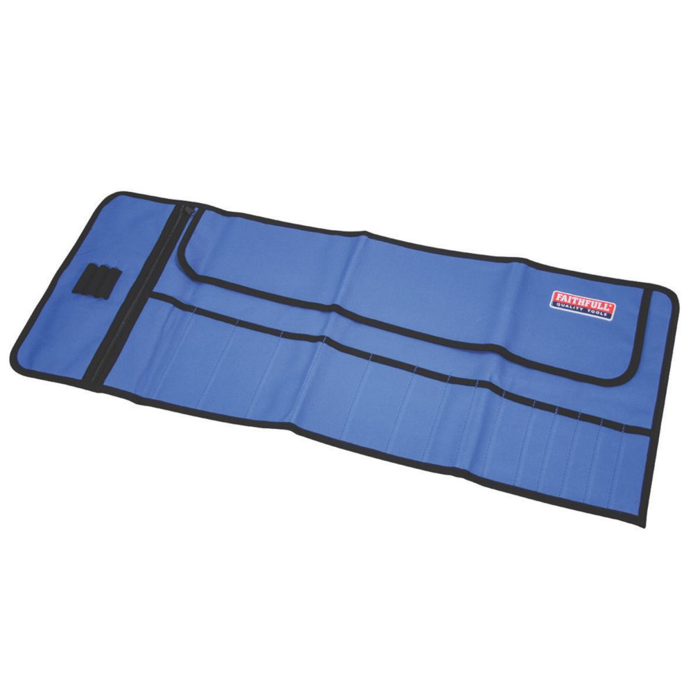 Faithfull 15 Pocket Tool Storage Roll 12.6" - Screwfix
