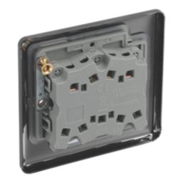 LAP 20A 16AX 3-Gang 2-Way Light Switch Black Nickel with Black Inserts ...