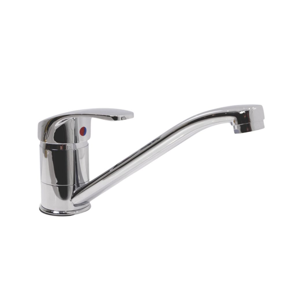 ETAL Vesper Single Lever Mono Mixer Kitchen Tap Chrome - Screwfix