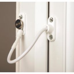 Jackloc The Perma Window Restrictor White 200mm - Screwfix