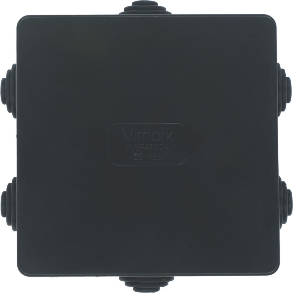Vimark 6-Entry Square Junction Box with Knockouts 88mm x 45mm x 88mm ...