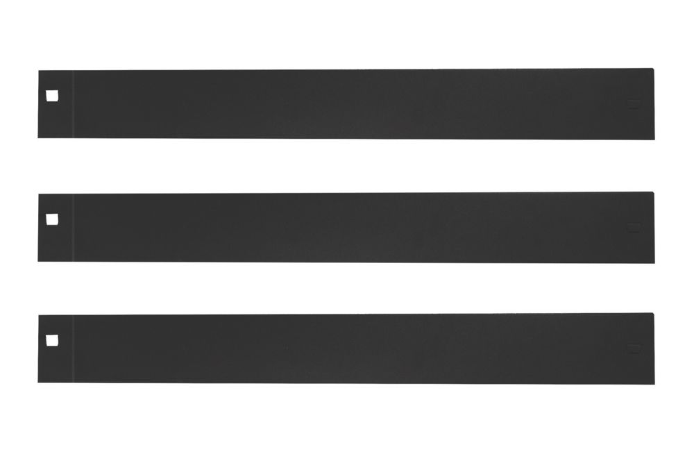 Apollo Metal Lawn Edge Kit (Straight) Matt Black Powder Coated 0.91m ...