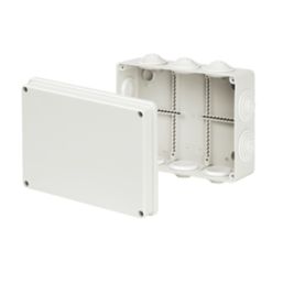 Vimark 10-Entry Rectangular Junction Box with Knockouts 148mm x 76mm x ...