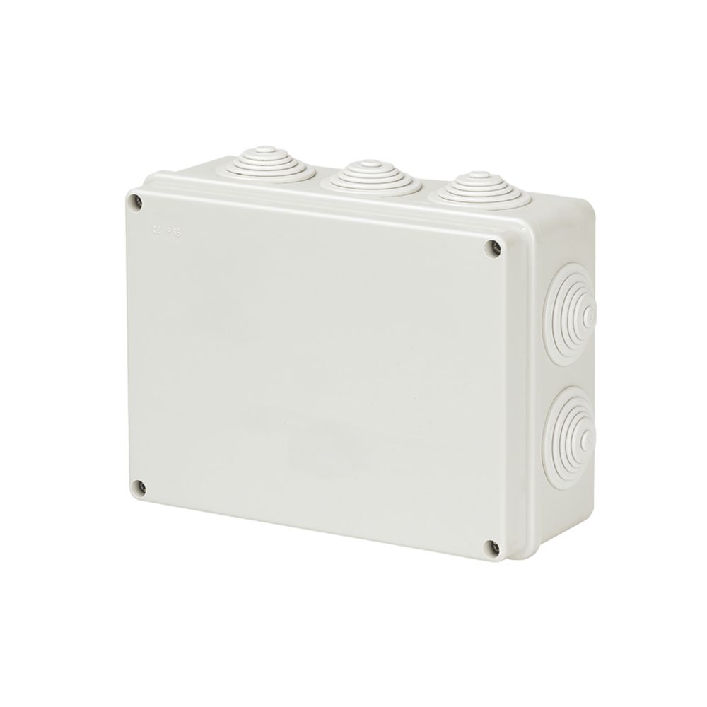 Vimark 10-Entry Rectangular Junction Box with Knockouts 148mm x 76mm x ...