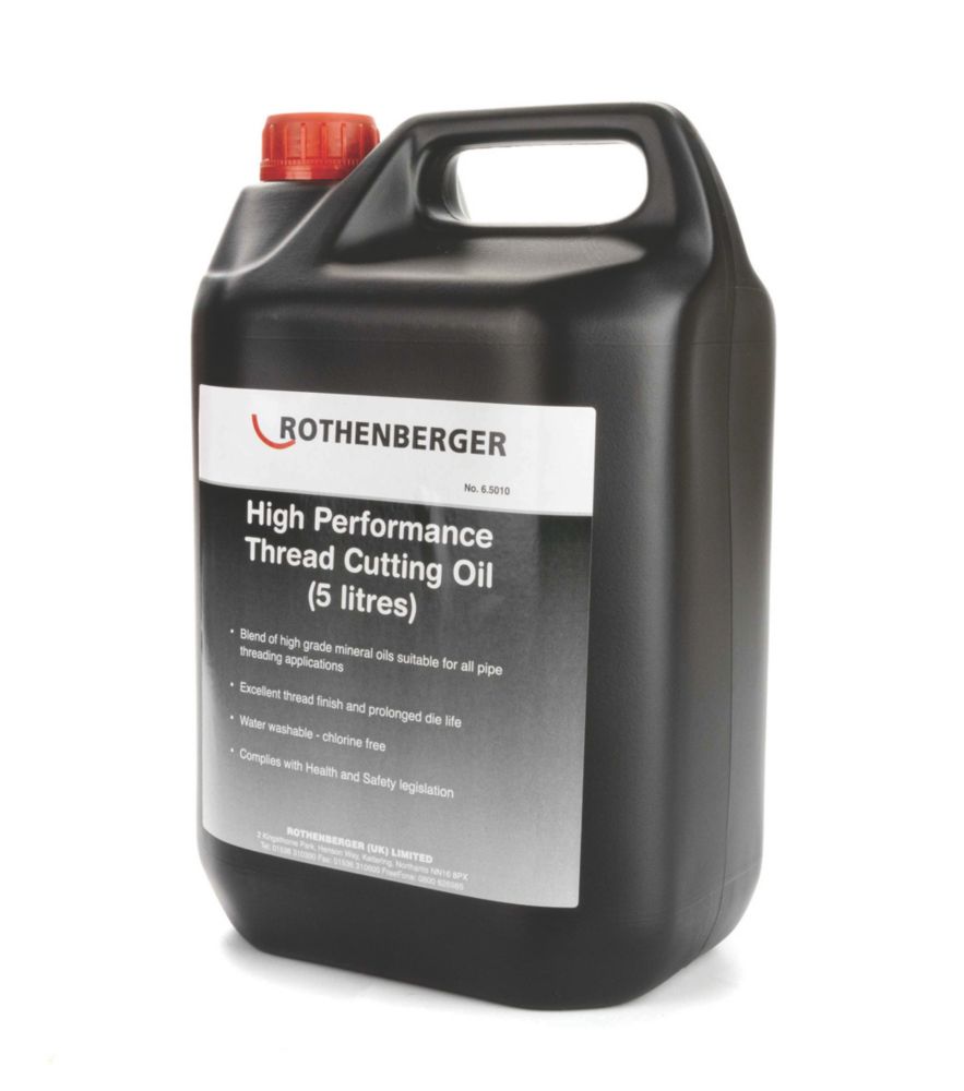 Rothenberger Thread Cutting Oil 5Ltr - Screwfix