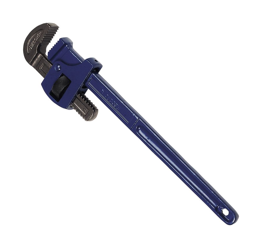 Irwin Record Pipe Wrench 18" - Screwfix