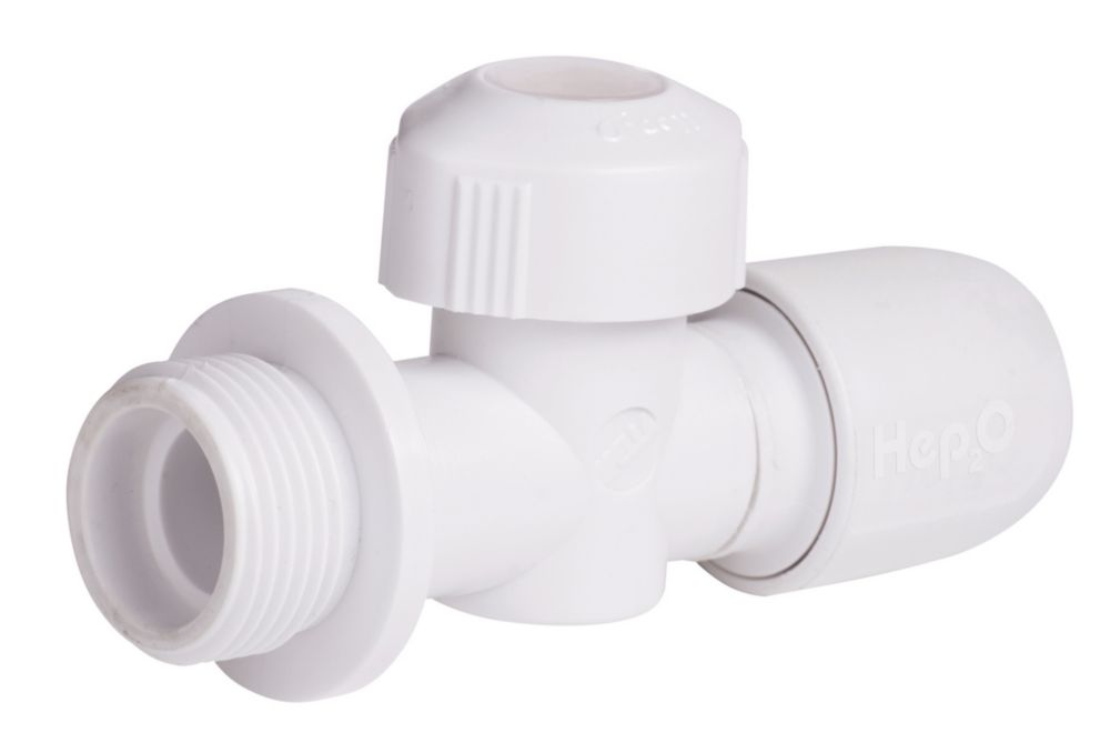 Hep2O HX38/15WS Hot & Cold Appliance Valve 15mm - Screwfix