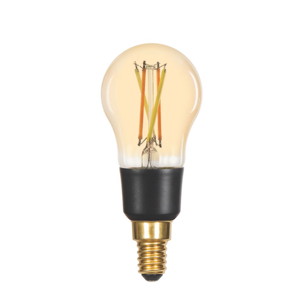 LAP E14 Mini Globe LED Virtual Filament Smart Light Bulb 4.2W 470lm ...