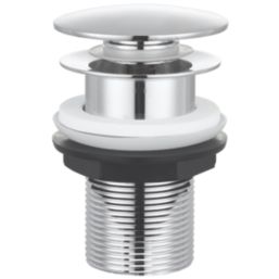 Swirl Caldew Silver 121mm Cloakroom Round Head Mono Basin Mixer Tap ...