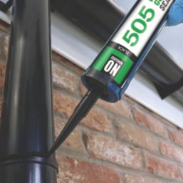 No Nonsense Roof & Gutter Sealant Black 310ml - Screwfix